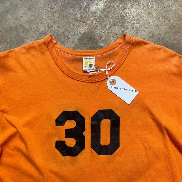 Russell Athletic | Shirts | 8s Golden Russell Tag Tee | Poshmark